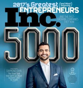 Shofur Lands #21 Spot On Inc. 5000 Fastest Growing Companies - Shofur